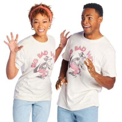 Big Bad Wolf Vintage T-Shirt for Adults, Three Little Pigs Big Bad Wolf Vintage T-Shirt for Adults, Three Little Pigs