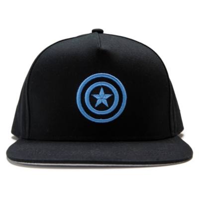 Marvel Captain America Black Cap for Adults