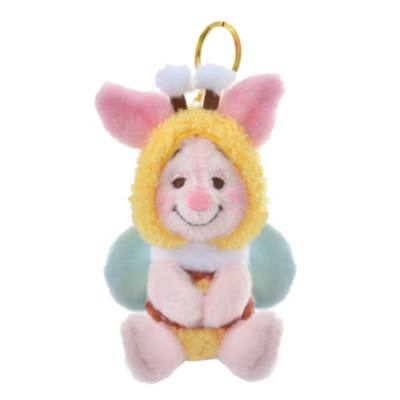 Piglet Bee Plush Keychain